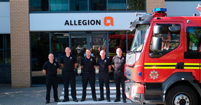 Allegion UK steps up to the challenge, raising awareness for fire ...