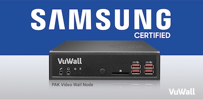 Samsung certifies VuWall PAK Video Wall Node compatibility with The ...