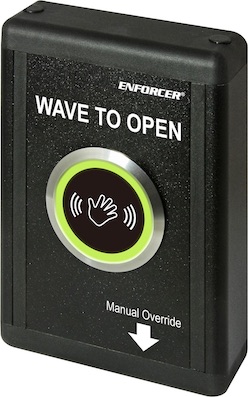 Surface-mount Wave-to-Open sensor with manual override button - Locks ...