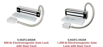 Electromagnetic Gate Lock with Armoured Door Cord - Locks and Security News