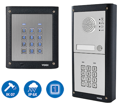 Videx enhances 4000 series keypads with new range - Locks and Security News