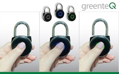 greenteQ Mirage fingerprint padlock - Locks and Security News